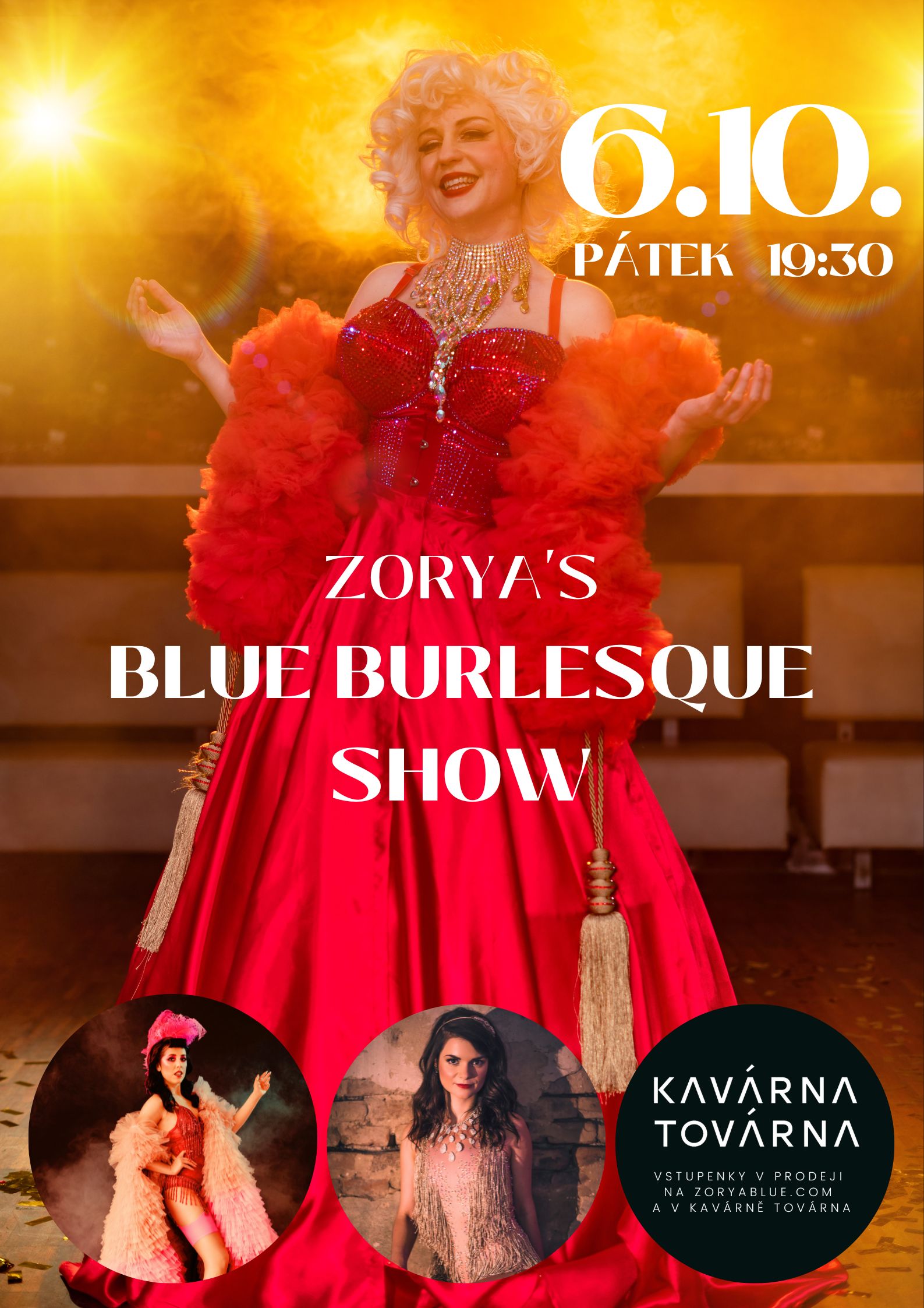 BLUE BURLESQUE SHOW – GIRL POWER - Živý Zlín